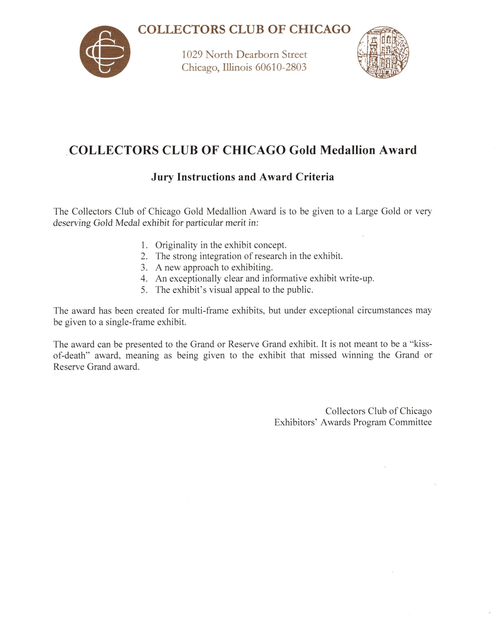 Exhibitor Awards
